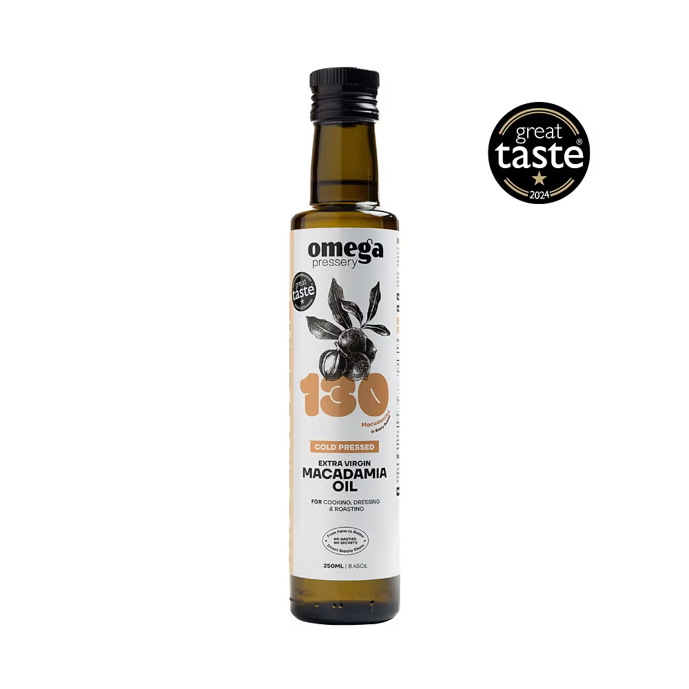 Omega Pressey Extra Virgin Macadamia Nut Oil - 250ml | Sow & Arrow