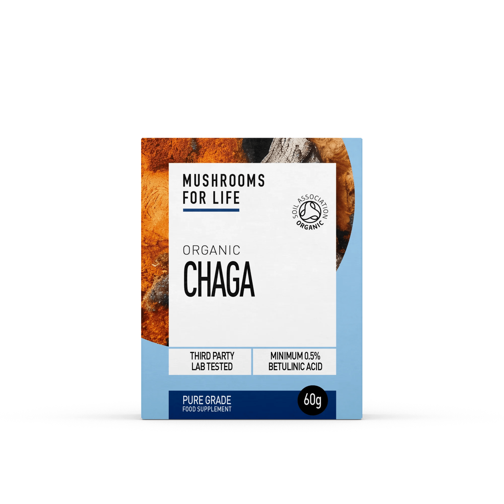 Mushrooms For Life Organic Chaga Powder | Sow & Arrow