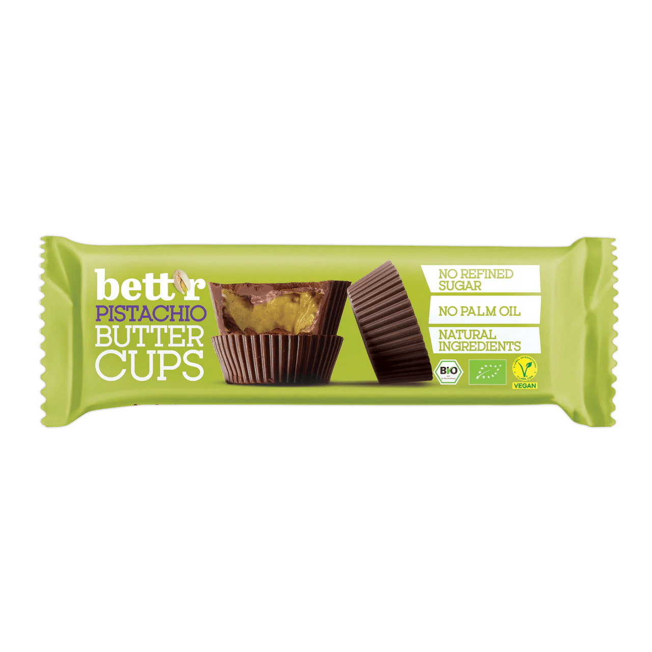 Bettr Organic Pistachio Nut Butter Cups | Sow & Arrow